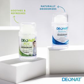 Deonat Mineral Deodorant Spray, Stick, Roll On, or Foot Spray Aloe ...